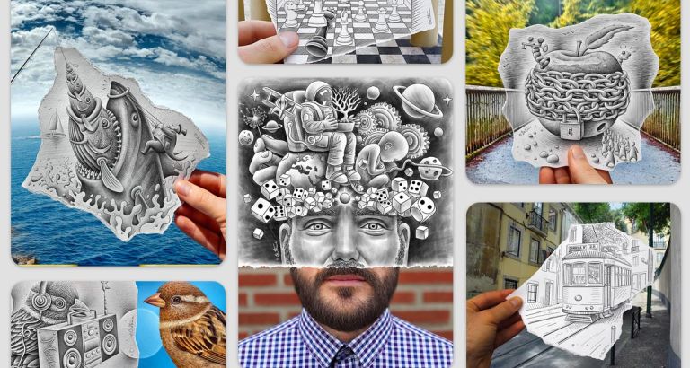 Pencil vs Camera Ideas Inspired by Ben Heine